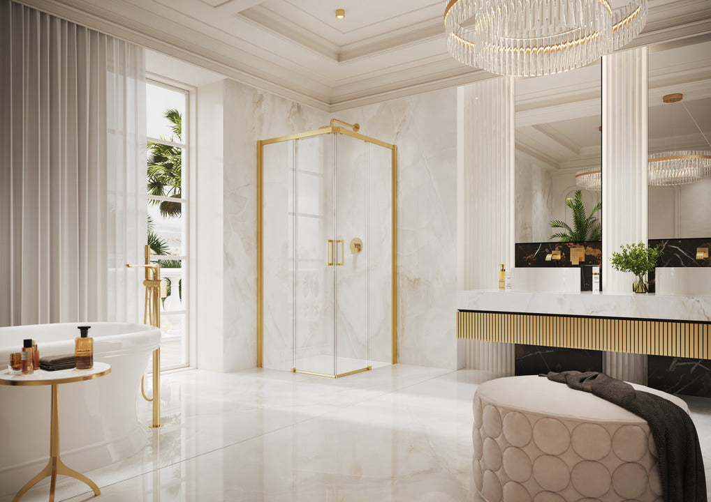 Classics 2 EasyEntry Sliding door, 2-section corner entry C250